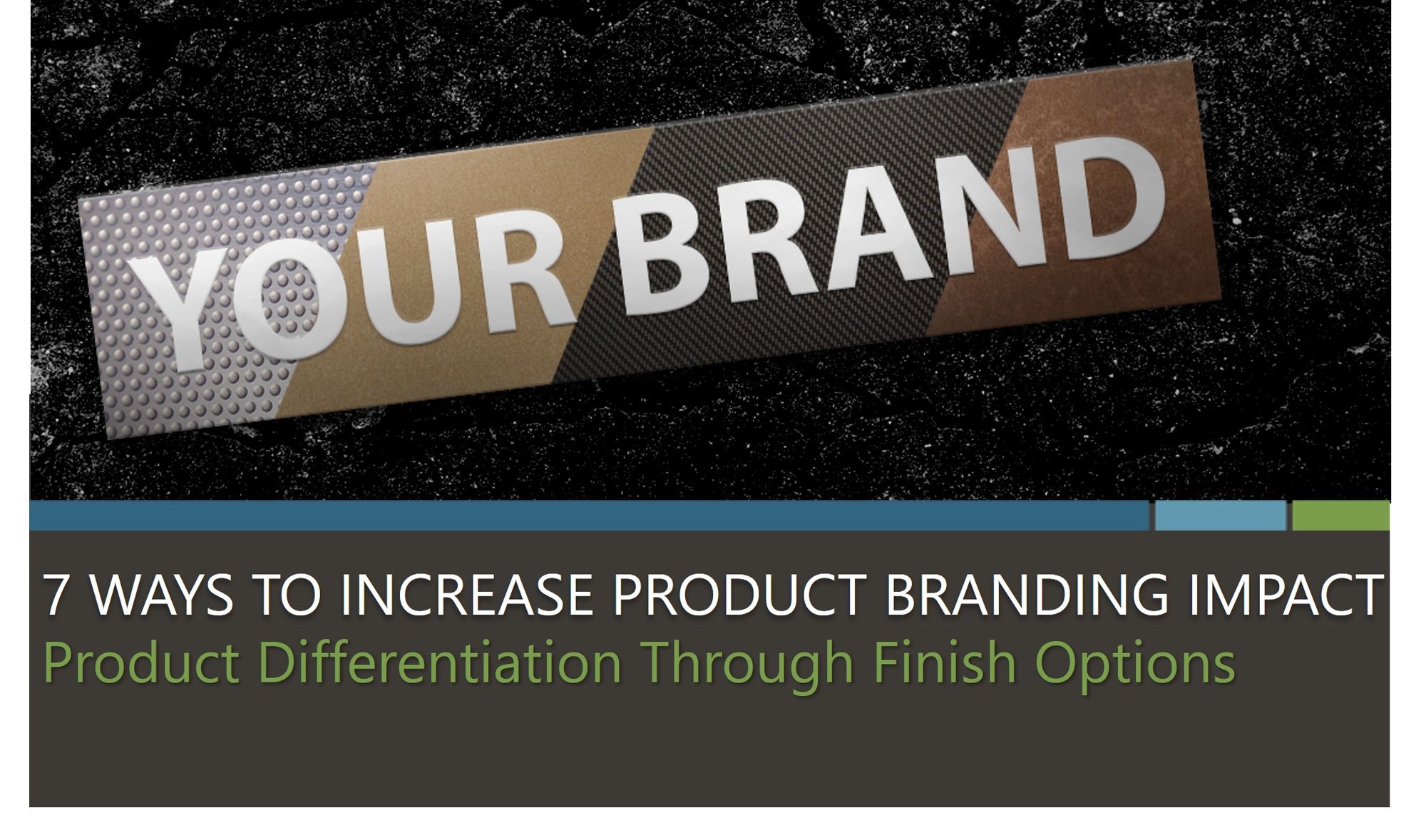 Increase Product Branding Impact With Finish Options eBook by McLoone