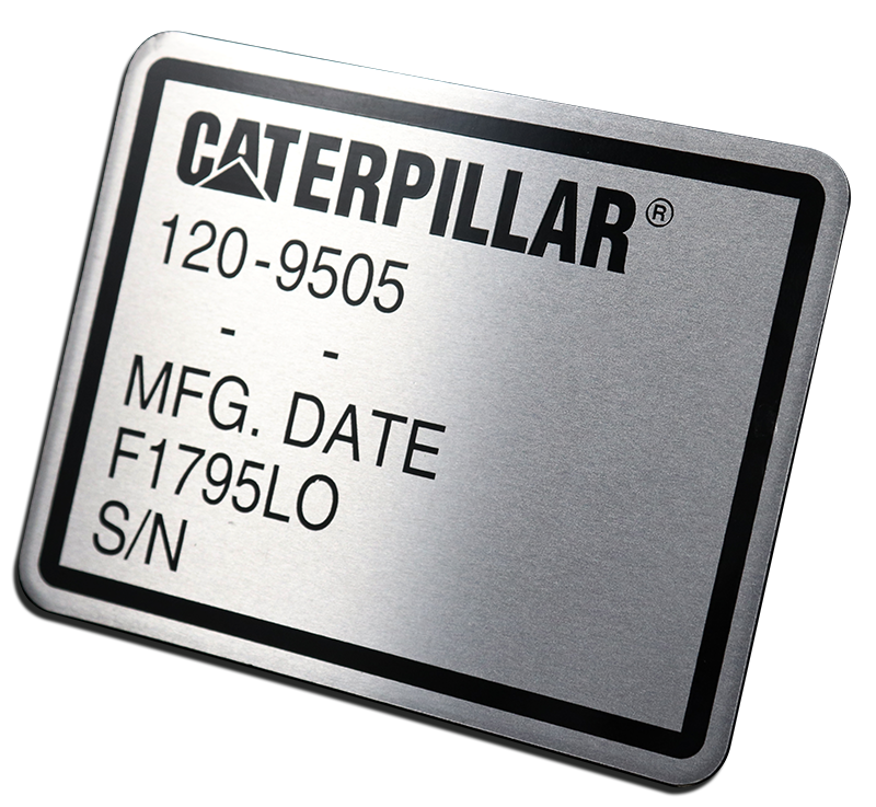 ID Plates and Metal Equipment Tags by McLoone