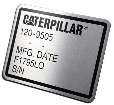 ID Plates and Metal Equipment Tags by McLoone