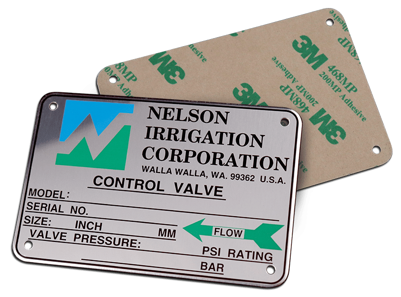 ID Plates and Metal Equipment Tags by McLoone