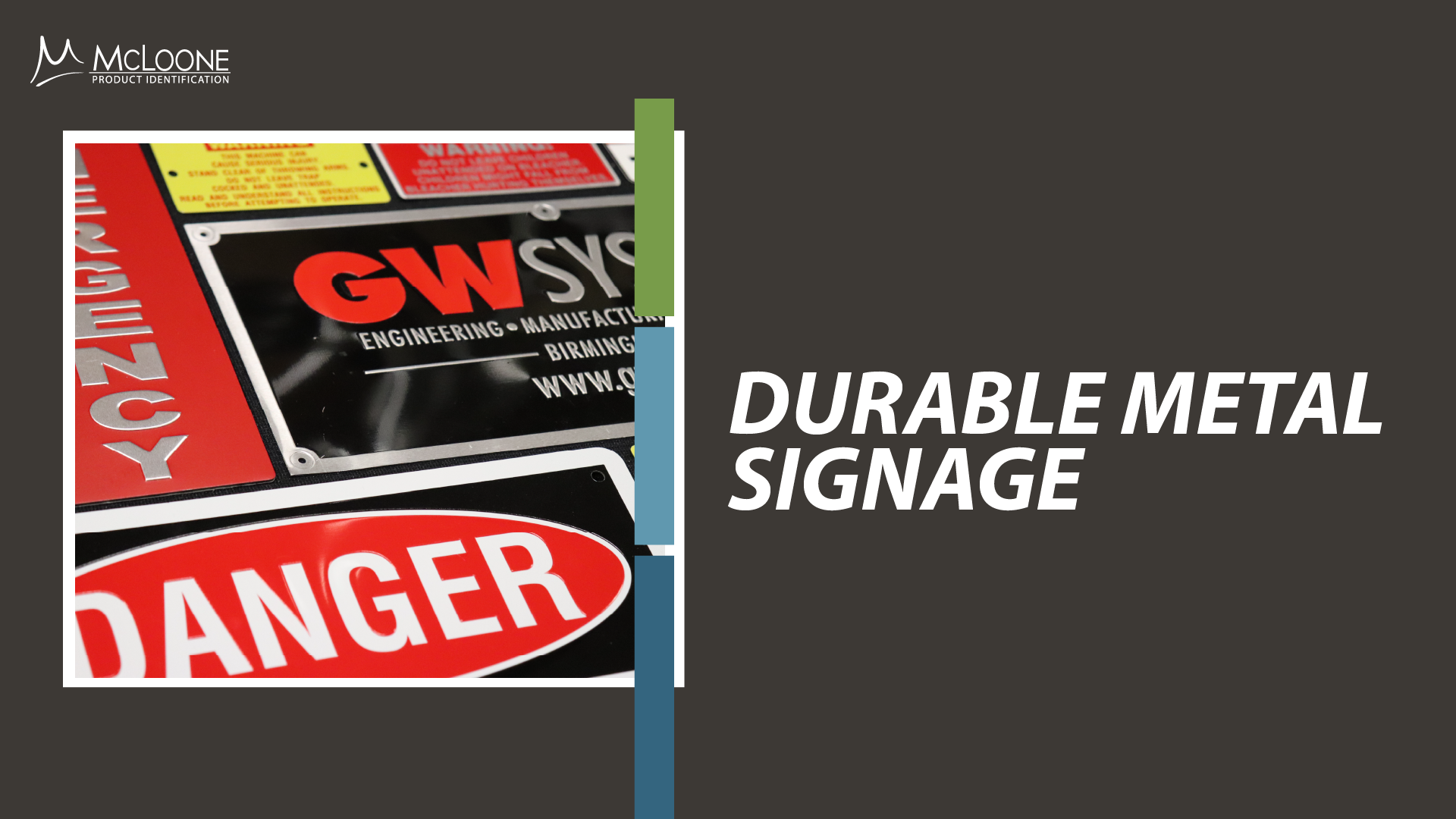 Durable Metal Signage for Safety | Customized Labels