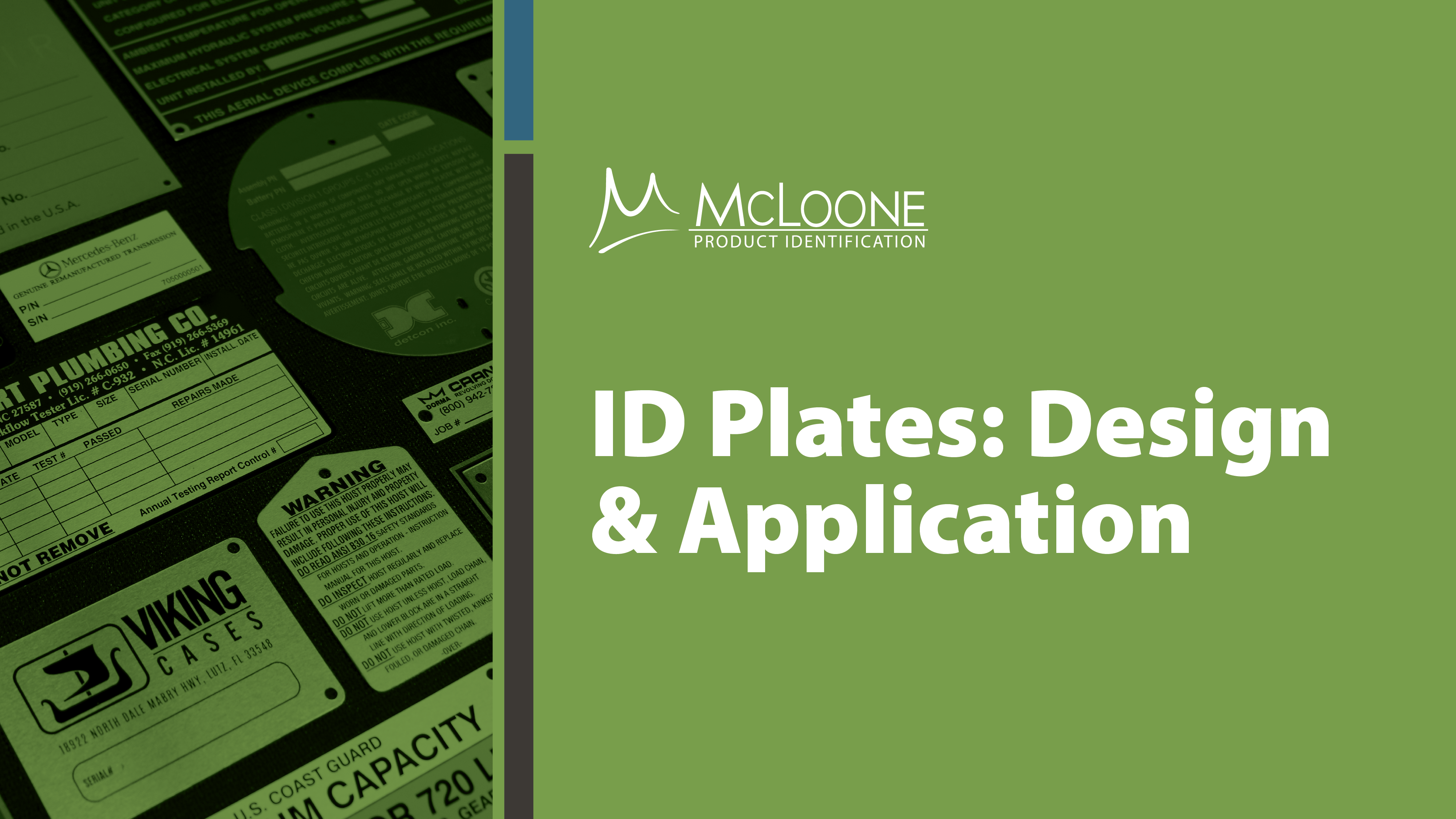 ID Plates: Application and Design eBook | McLoone Metal Graphics